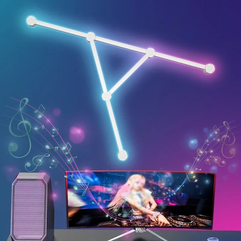 Lineas Barras Gamer Pared Inteligentes Rgb Wifi 12 Und Tuya smart game ...